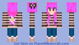 ♥ Neon vs. Dull Minecraft Skin