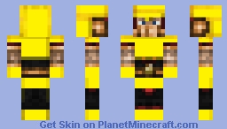 Yellow Knight Minecraft Skin