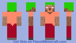 Neon Steve Minecraft Skin