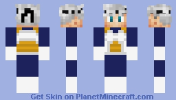 Double Armor Saiyan Minecraft Skin