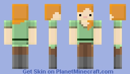 blocky alex Minecraft Skin