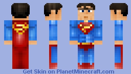 Superman Minecraft Skin