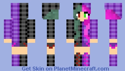 Two people in one body Lina/Luna Minecraft Skin
