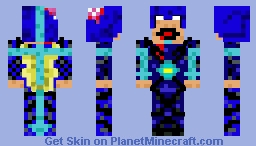 blue monster Minecraft Skin