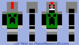 Knight with Creeper markings Minecraft Skin
