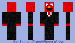 Elmo in a suit Minecraft Skin