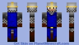 Medieval Soldier w/ Helmet Minecraft Skin