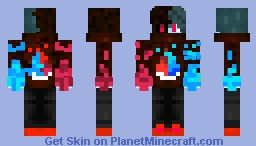 Cool Fire boy Minecraft Skin