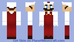 Mario Bros Minecraft Skin