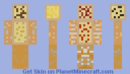 Bread man Minecraft Skin