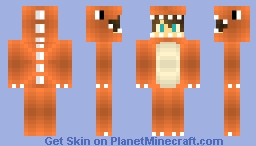 Derpy dino orange so dooper smexy Minecraft Skin