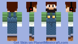 Custom Luigi Minecraft Skin