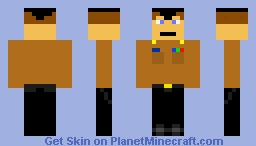 Navy Jrotc Cadet Wearing Class B Uniform Minecraft Skin