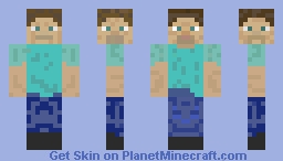 4 Face Steve Minecraft Skin