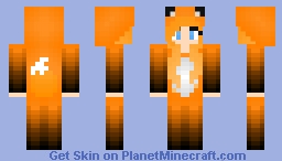 cute fox girl Minecraft Skin