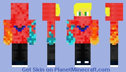 Red Fire Boy Minecraft Skin