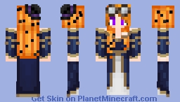 Halloween girl Minecraft Skin
