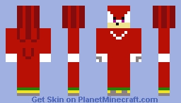 Knuckles (Regular Skin) Minecraft Skin