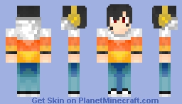 Candy Corn Hoodie Boy Minecraft Skin