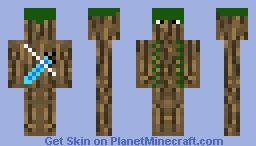 Tree man Minecraft Skin