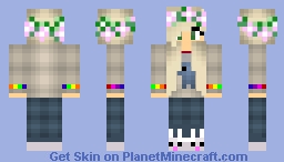 Kawaii Gay Girl Minecraft Skin