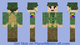 WW2 U.S Infantry Minecraft Skin