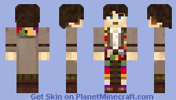 4th Doctor Minecraft Skin