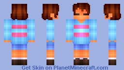 Frisk Minecraft Skin