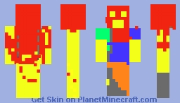 Mix Match Steve With Pumpkin Minecraft Skin