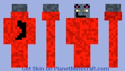 Confident Cat Red Minecraft Skin