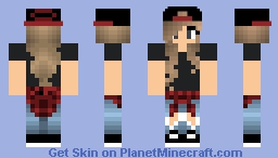 Flannl girl *Mack* Minecraft Skin