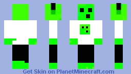 slime with headphones Minecraft Skin