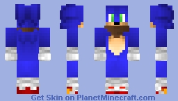 sonic the hedgehog [sonic boom] Minecraft Skin