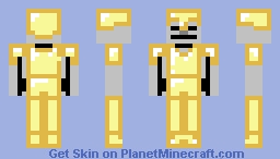 Skeleton With Gold Armour Minecraft Skin