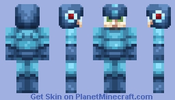 Mega Man Minecraft Skin