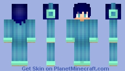 •ϒ⌊⌊µτ• » Blue Pajamas (Boy Version) Minecraft Skin
