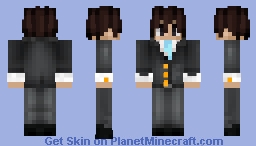 Blue Tuxedo Minecraft Skin