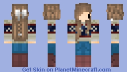 Fall Girl Minecraft Skin