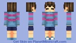 UNDERTALE - Frisk Minecraft Skin
