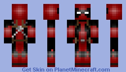 Dead Pool Minecraft Skin