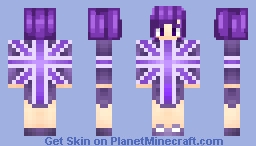 Patriotic Purple Minecraft Skin