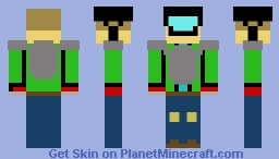 Airsoft player (With removable Protective gear) Minecraft Skin