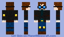 Goggles down Dantdm Minecraft Skin