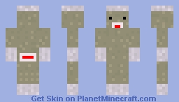 Sock Monkey Minecraft Skin