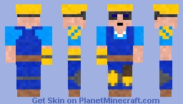 BLU Engineer Minecraft Skin