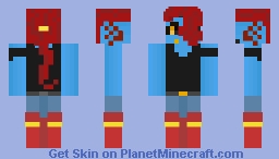 Undyne - Undertale Minecraft Skin