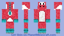 Yoshi! (Red!) Minecraft Skin