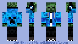 ZOMBIE WITH HOODIE Minecraft Skin