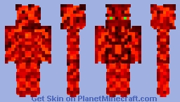 Lava Lake Darkfire Armour Minecraft Skin