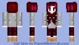Storm Maroon Minecraft Skin
